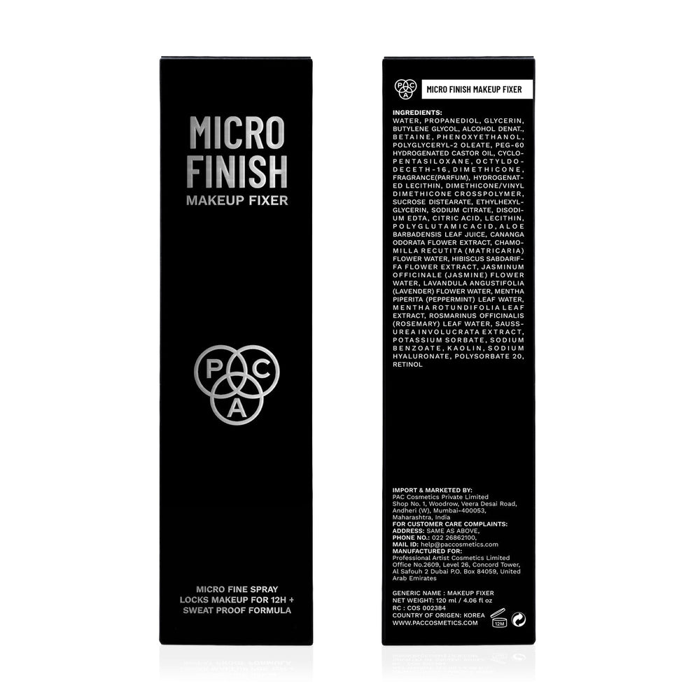 Pac Cosmetics Micro Finish Makeup Fixer (120 ml)