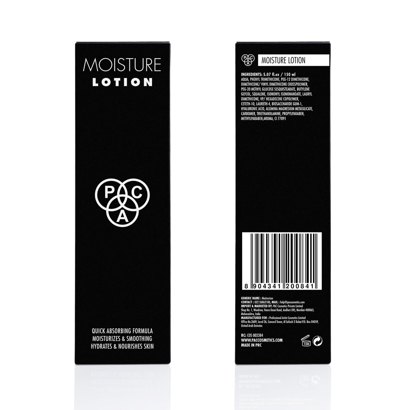 Pac Cosmetics Moisture Lotion (150 ml)