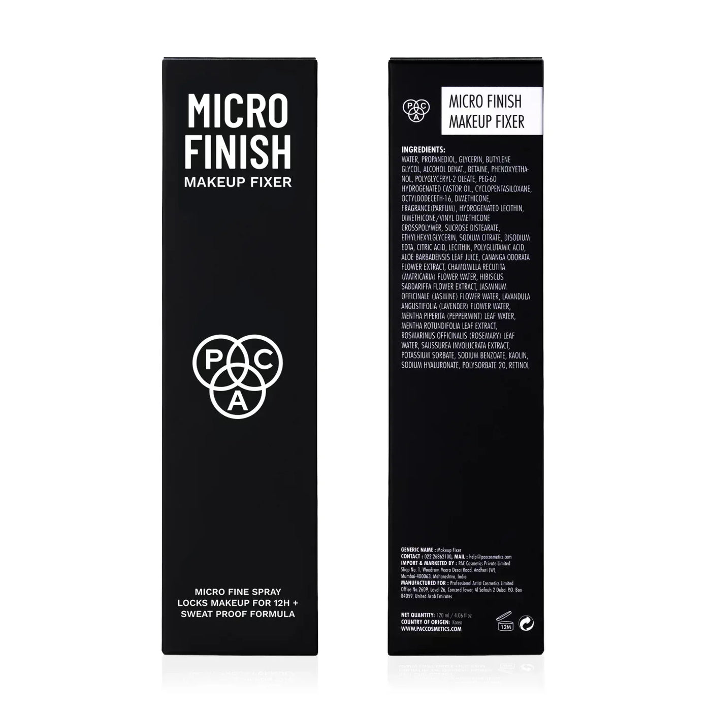 PAC Micro Finish Makeup Fixer| Makeup Fixer Spray
