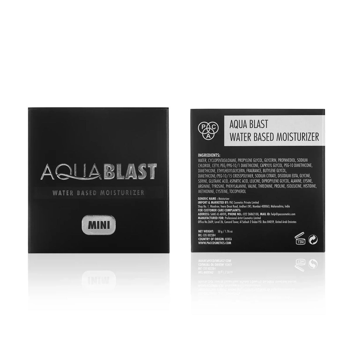 Pac Cosmetics Aqua Blast Water Based Moisturizer