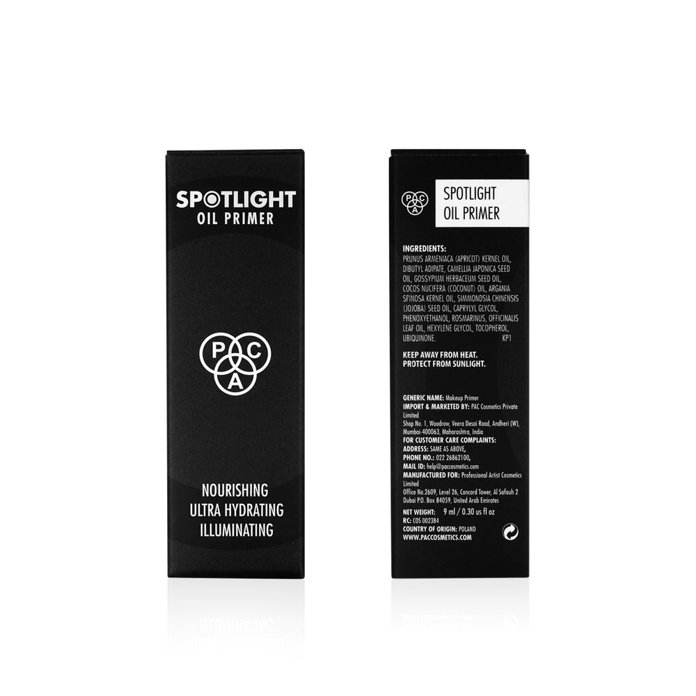 PAC Spotlight Oil Primer | Hydrating Oil Primer