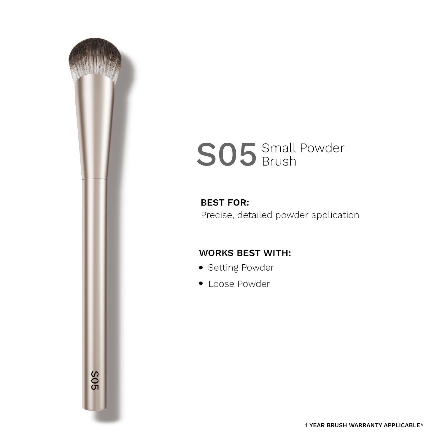 PAC Small Powder Brush for Under Eye & Precision Set