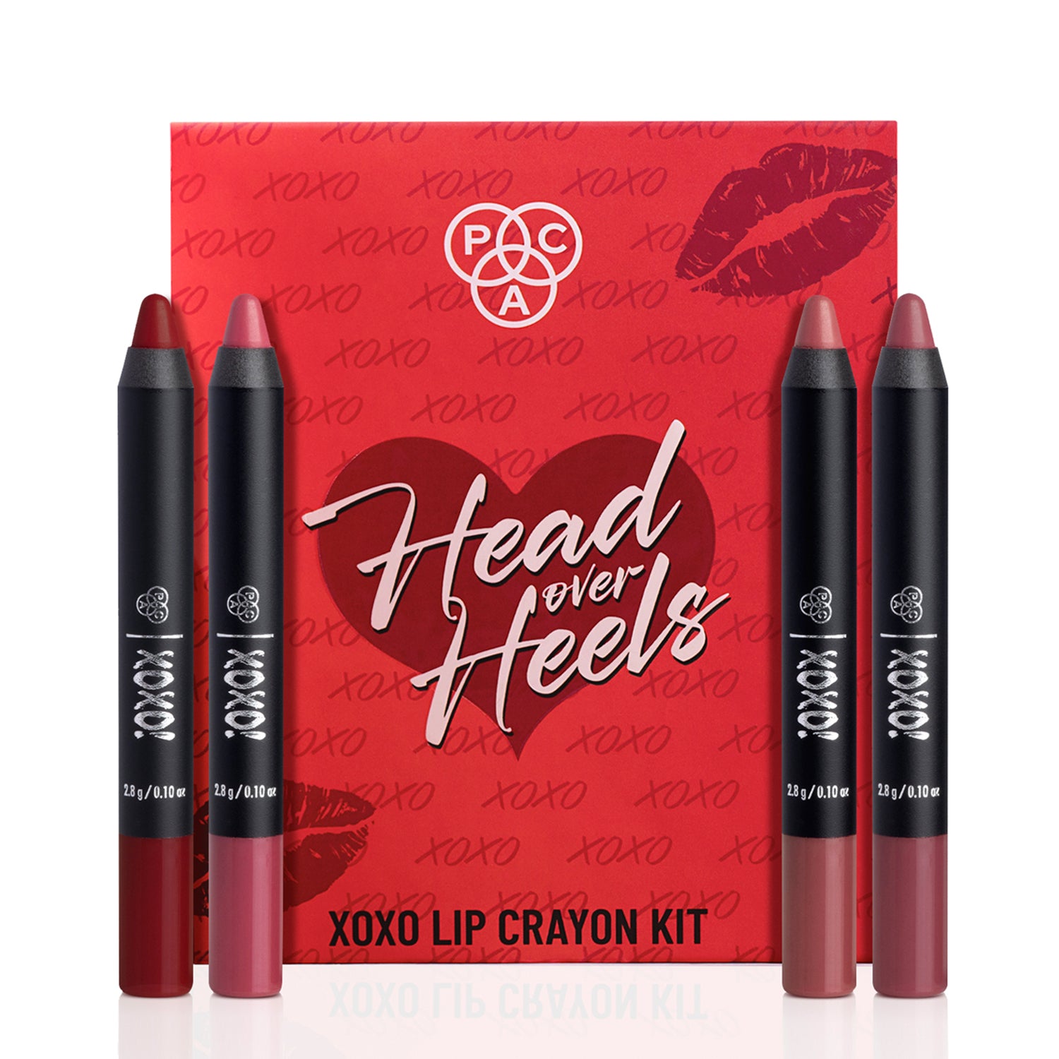Pac Cosmetics XOXO Lip Crayon Kit